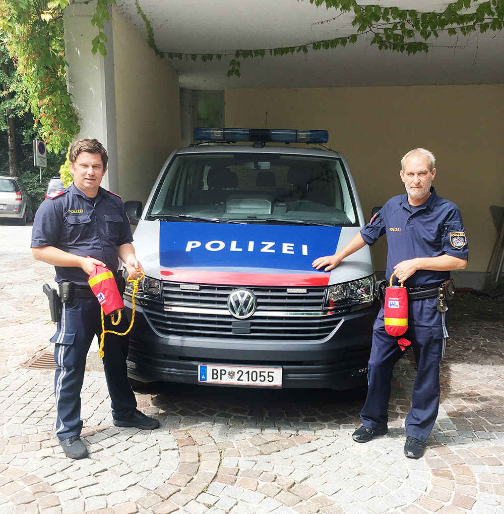Bernhard Taudes und Rainer Schöfl retteten Mädchen im letzten Moment ...