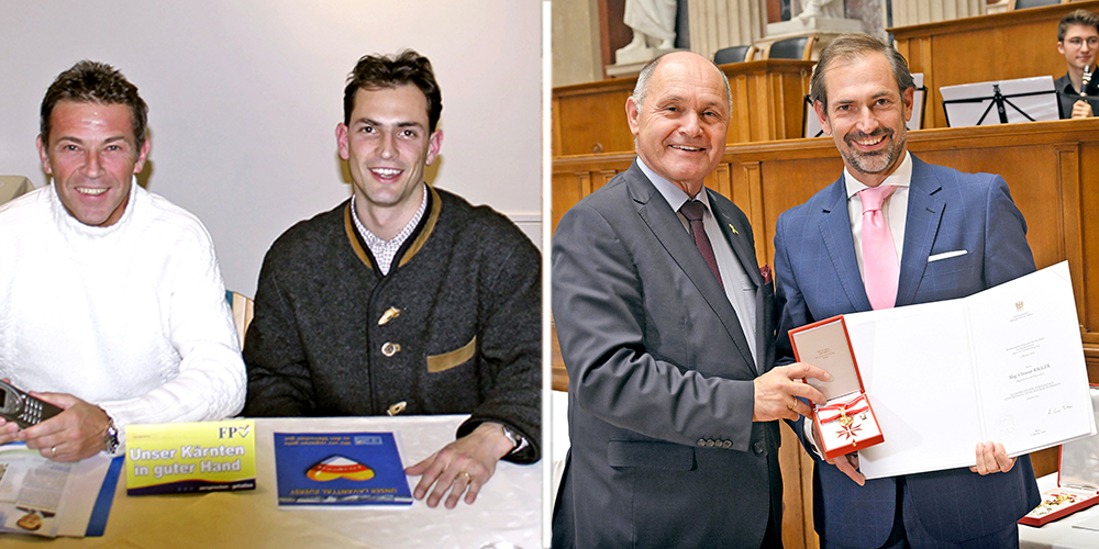 FPÖ-Nationalrat Christian Ragger wurde mit dem Goldenen Ehrenzeichen ...