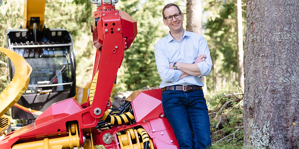 Innovative Maschine der Konrad Forsttechnik wurde für den Einsatz in ...